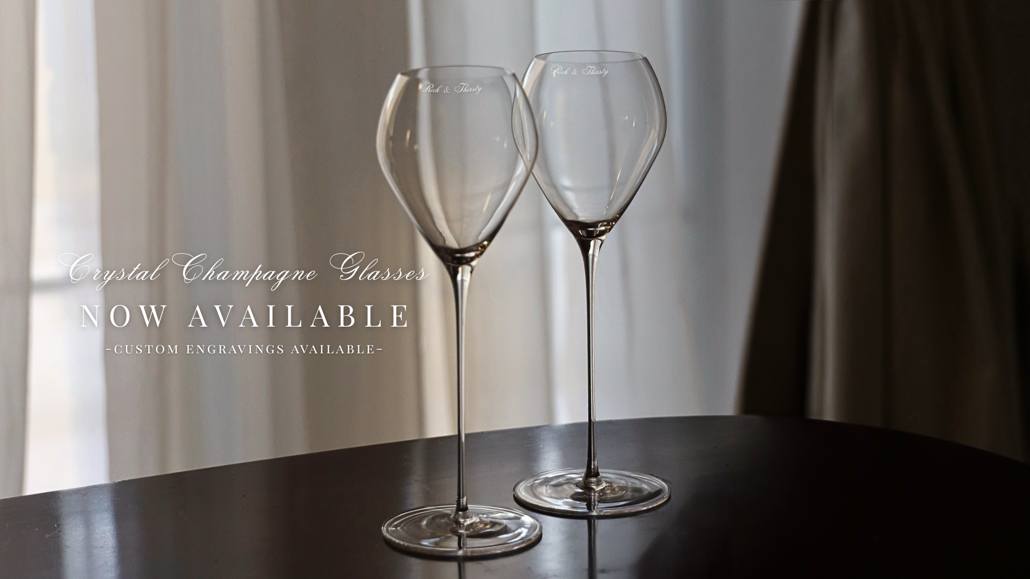 Rich & Thirsty | Luxury Crystal Glassware & Accessories